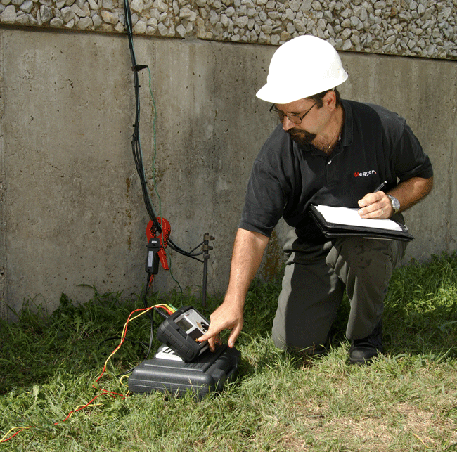 Electrical Test Equipment Power Station To Plug Megger